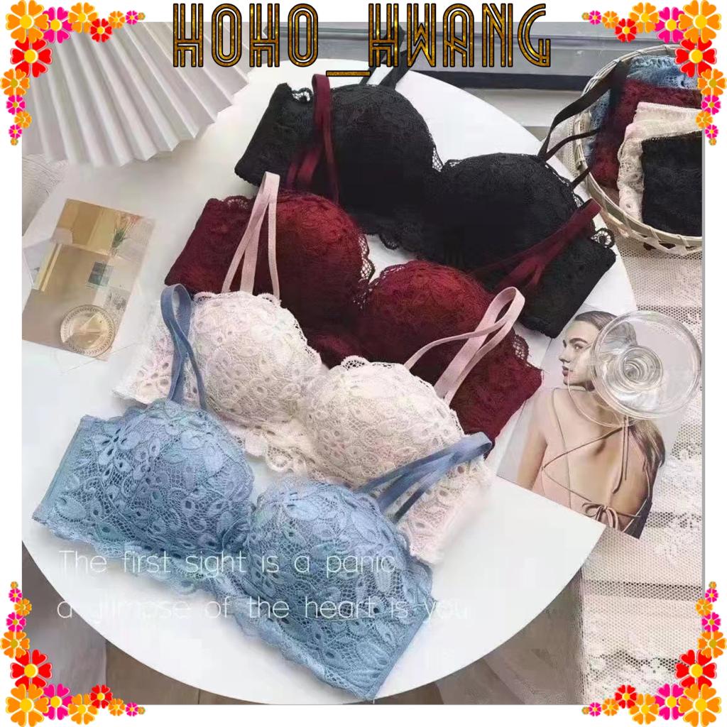 Jual HOHO_HWANG (B-343) BRA WOMEN RENDA PUSH UP BUSA TIPIS ENAK DIPAKAI ...