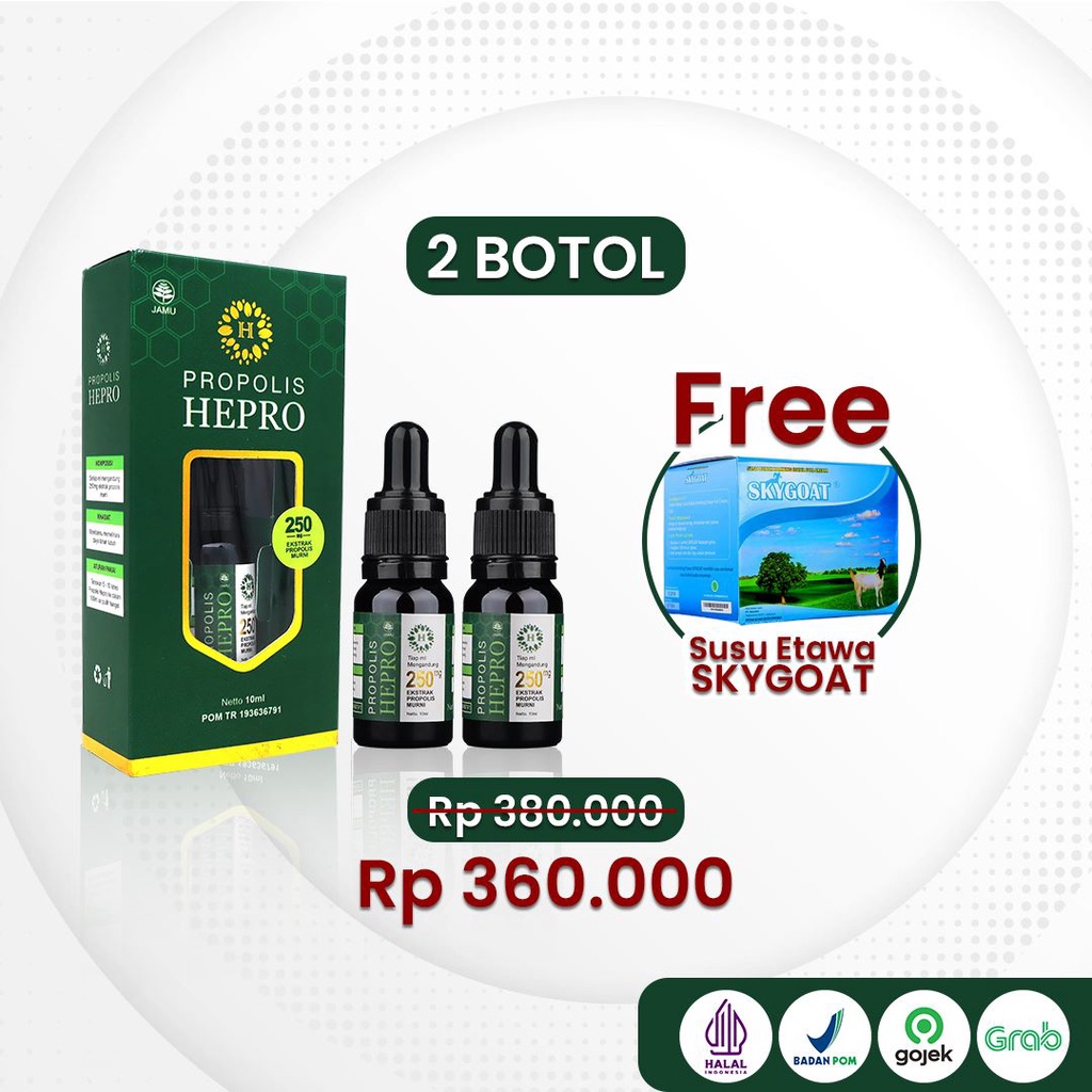 Jual Propolis Hepro 10 ml - Beli 2 Gratis Skygoat Cegah TBC, Sesak ...