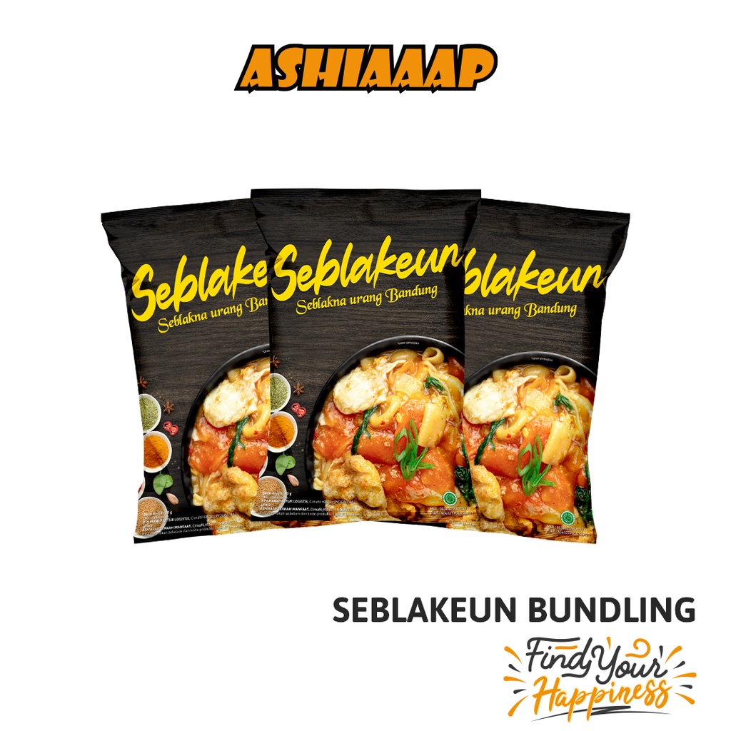 Jual 3PCS Bundling Seblakeun Seblak Instant (80 gram) / Seblakna Urang ...