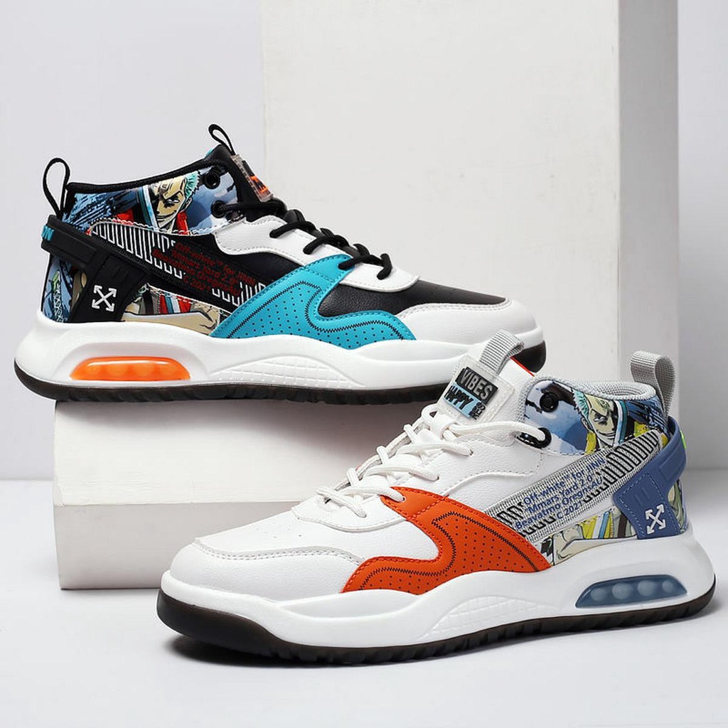 Jual Sepatu Wibu Pria Model Terbaru Modis Style Kekinian Sneakers ...