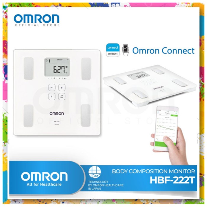 Jual OMRON BODY COMPOSITION MONITOR HBF-222T - TIMBANGAN DIGITAL BMI ...