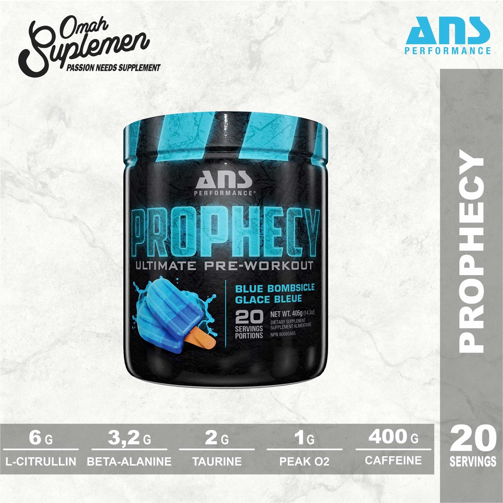 Jual ANS Prophecy 20 Servings Ultimate Pre workout | Shopee Indonesia