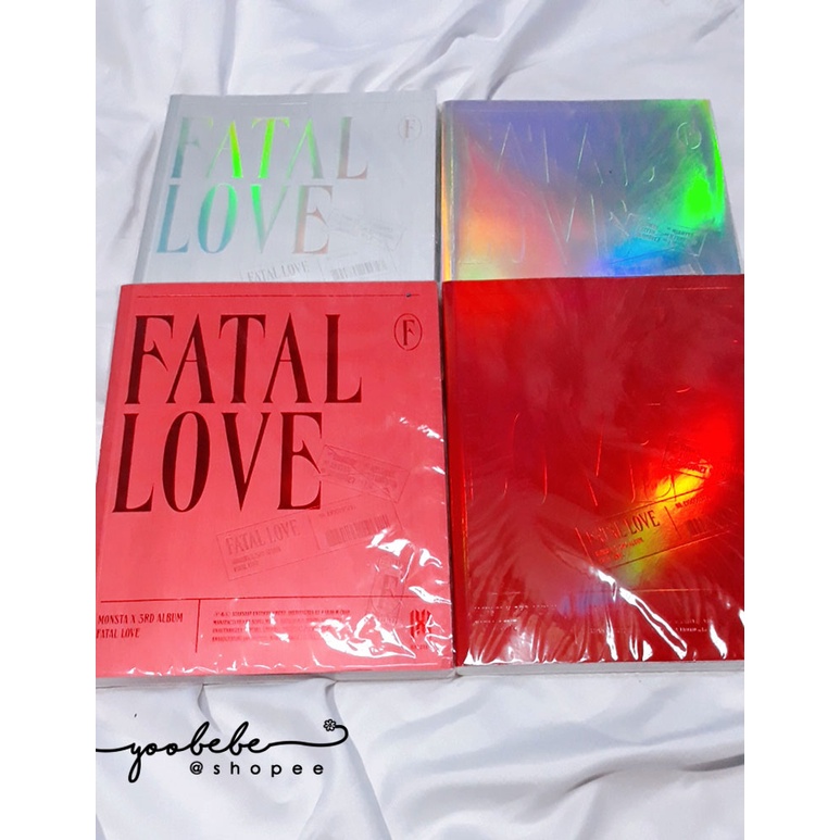 Jual MONSTA X ALBUM - FATAL LOVE (FULLSET ALL IN) | Shopee Indonesia
