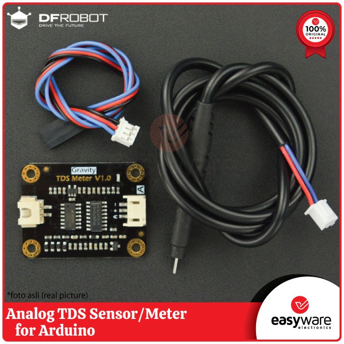 Jual Dfrobot Analog Tds Sensor Meter For Arduino | Shopee Indonesia