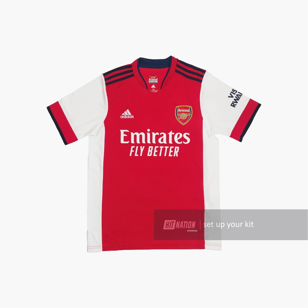 Jual Jersey Arsenal 21/22 Home GO Replica | Baju Bola Premium Grade Ori ...
