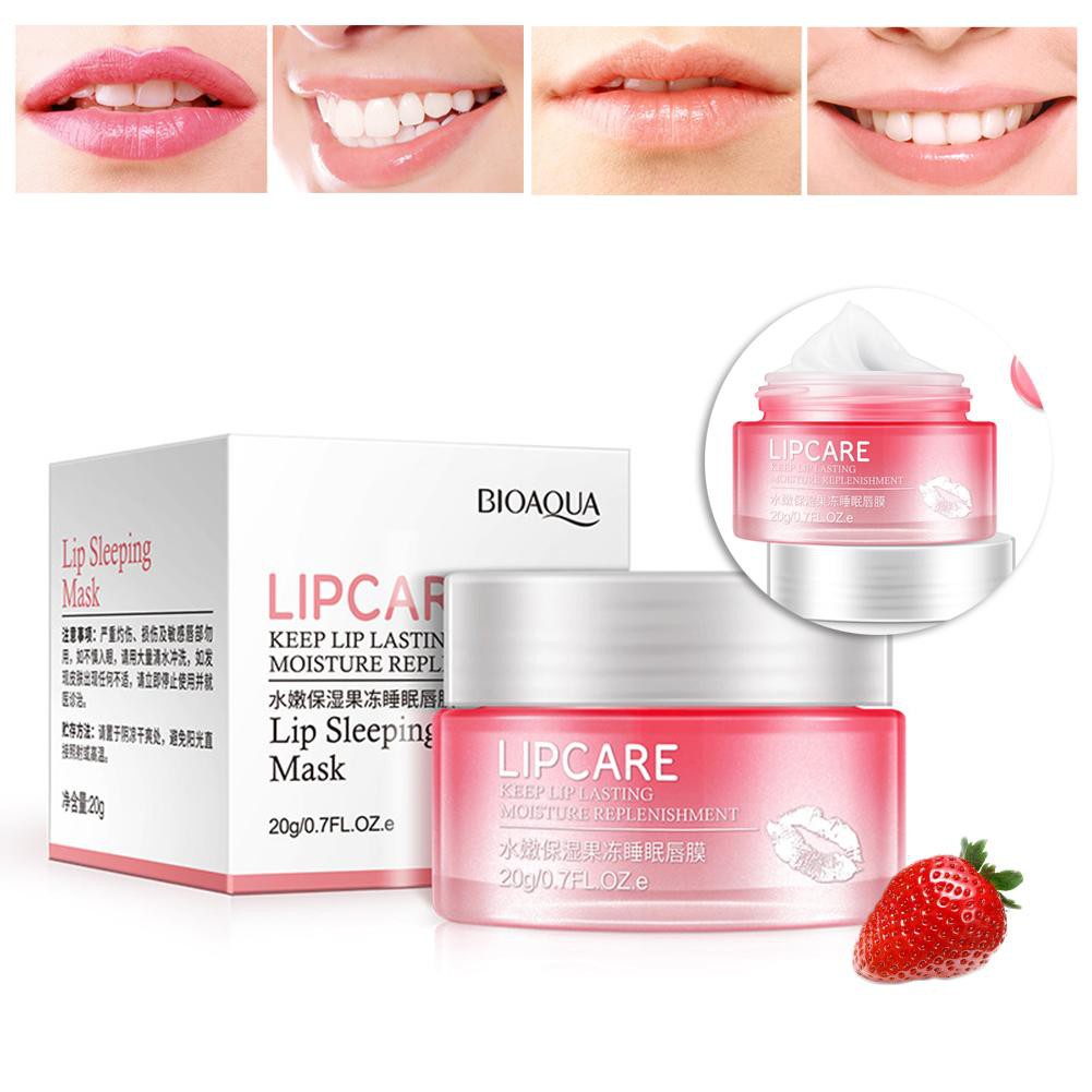 Jual BIOAQUA LIPCARE LIP SLEEPING MASK / BIOAQUA LIP LASTING | Shopee ...