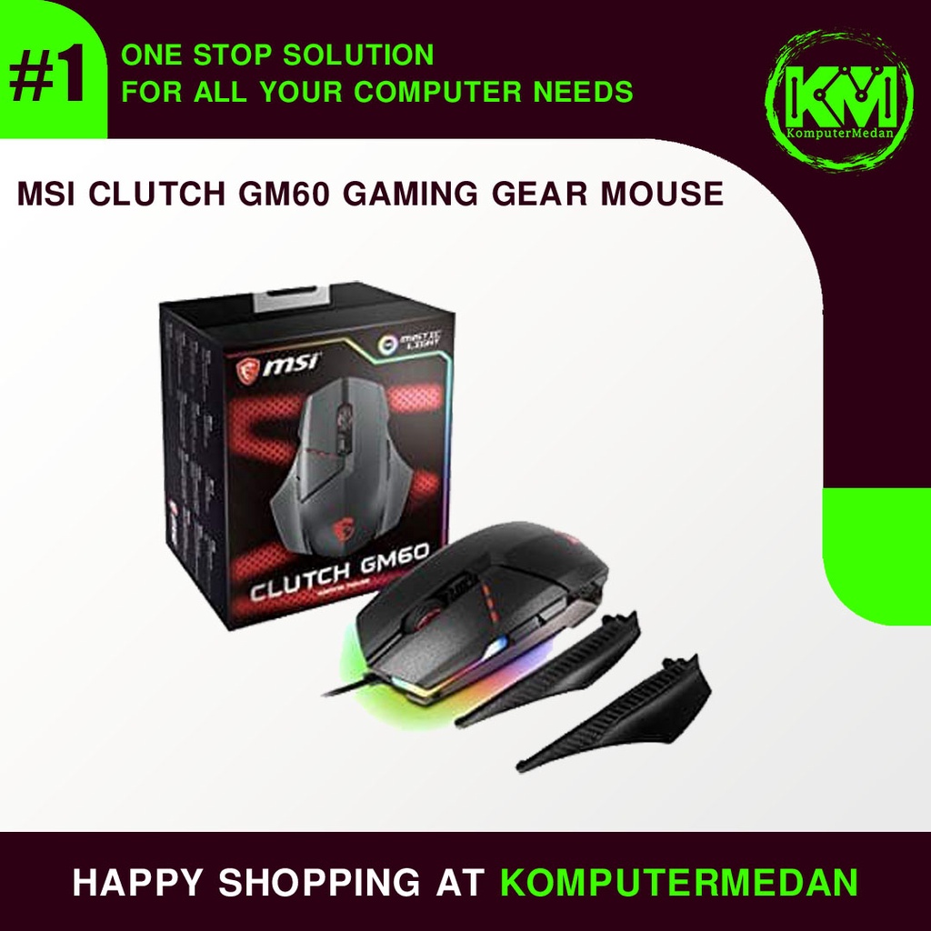 Jual MSI Gaming Mouse Clutch GM60 | Shopee Indonesia