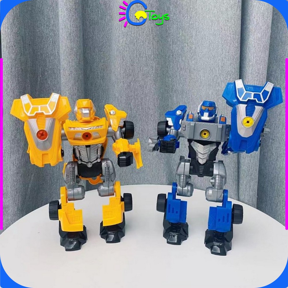 Jual CR-M214 Mainan Robot Anak Laki Laki Robot Deformation 2IN1 DIY ...