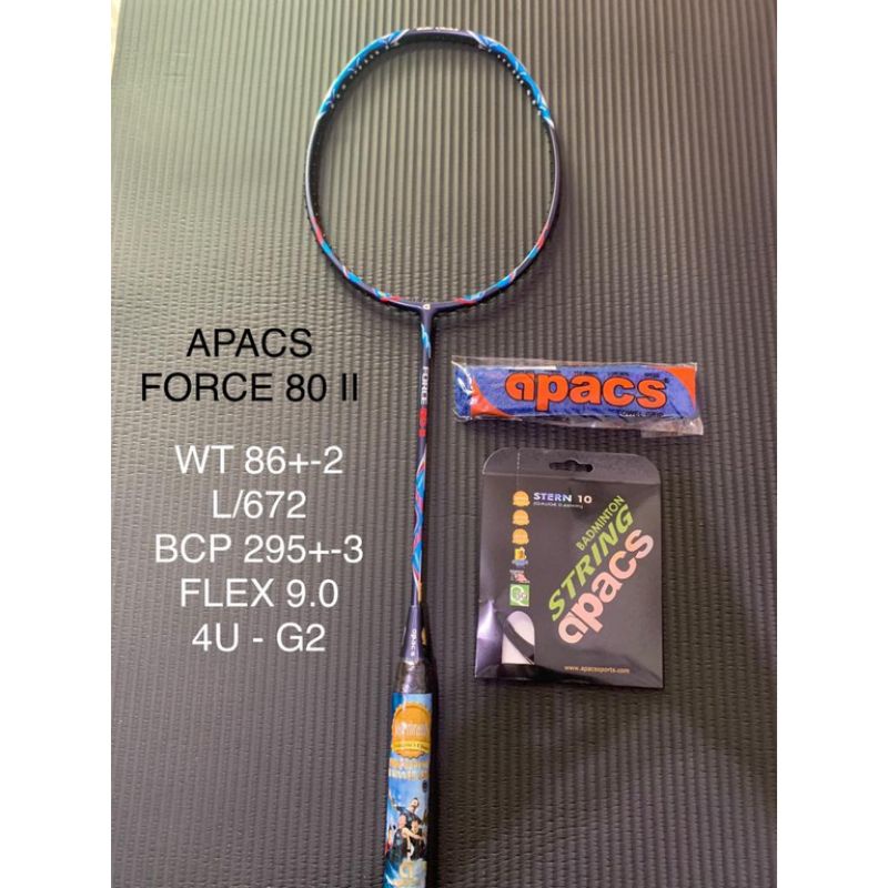 Jual RAKET APACS FORCE 80 II & FORCE 80 ORIGINAL / RAKET BADMINTON ...