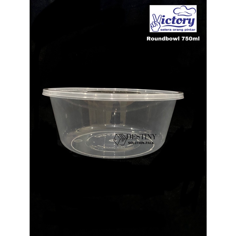 Jual Thinwall Victory Round Bowl 750ml Shopee Indonesia