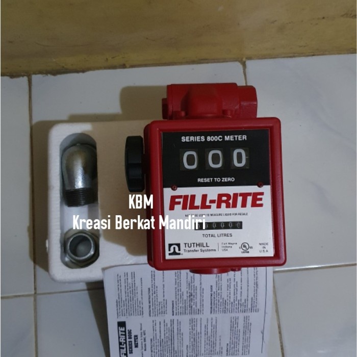 Jual Pengukur Fill-Rite 1 Inch 3 Digit Series 800C / Flow Meter Fill ...