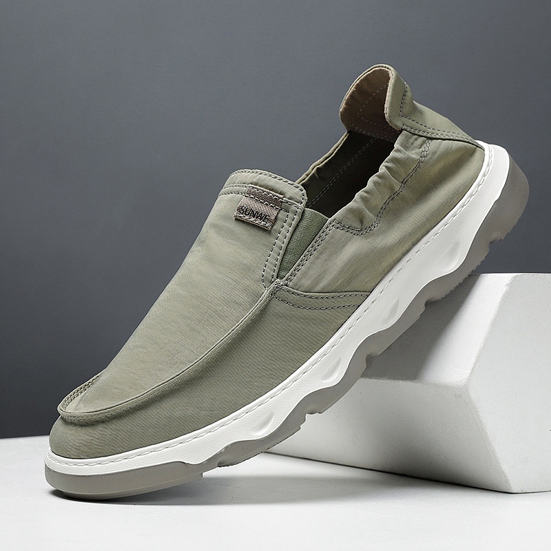 Jual Terbaru Tahan Air Waterproof Ringan Sepatu Pantofel Kanvas Slip On ...