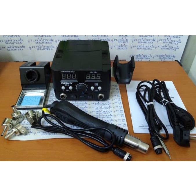 Jual Solder Station Plus Hot Blower Digital Dekko 858,Air Heater Solder ...