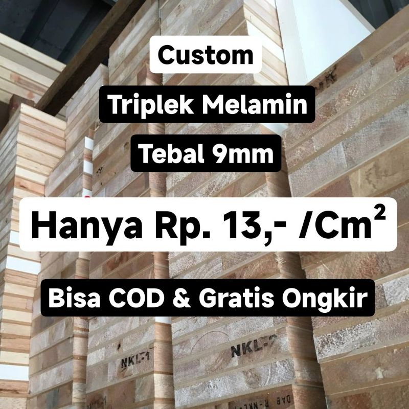 Jual 9mm Triplek Melamin Custom Ukuran Tebal | Shopee Indonesia