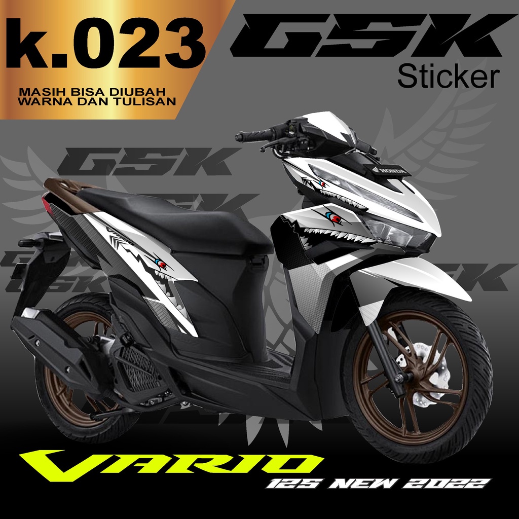 Jual Stiker Decal Vario 125 NEW 2022 Full body - Dekal Sticker Vario 125 New 2023 k.023 gds ...