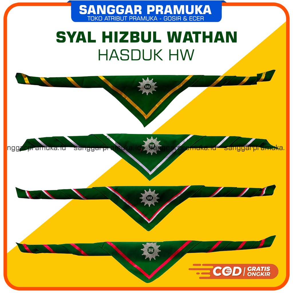 Jual Hasduk HW / Syal HW / Hasduk Hizbul Wathan / Syal Hizbul Wathan ...