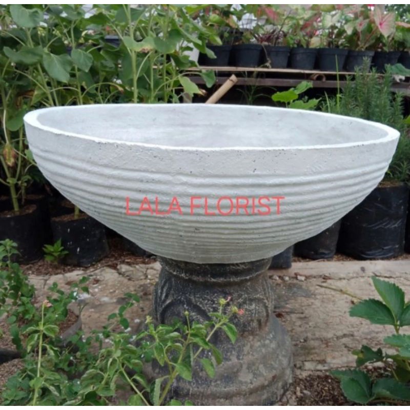 Jual pot teratai diameter 67cm / pot lotus / pot semen / pot minimalis ...
