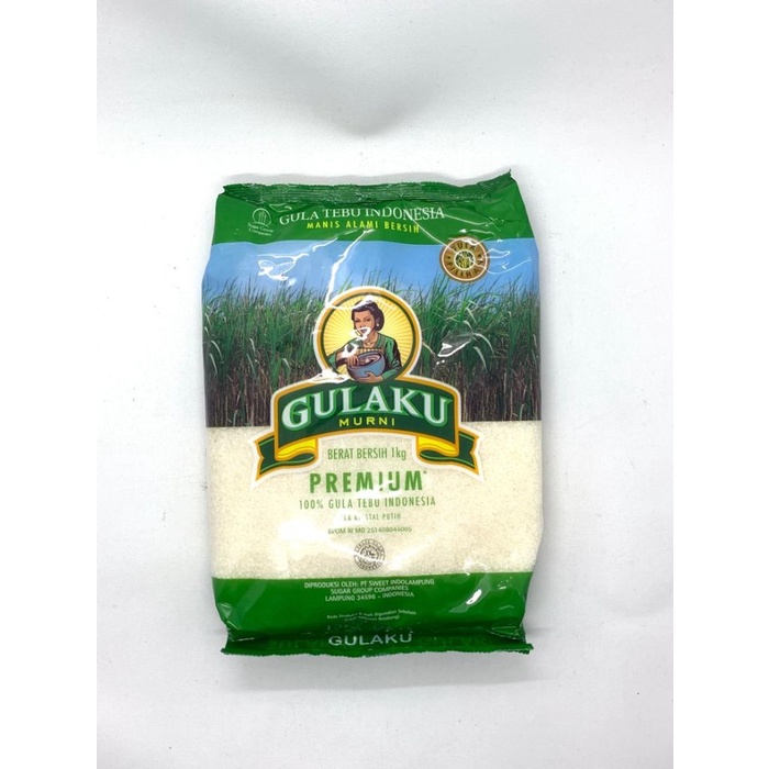 Jual GULA PASIR PREMIUM GULAKU KEMASAN 1KG | Shopee Indonesia