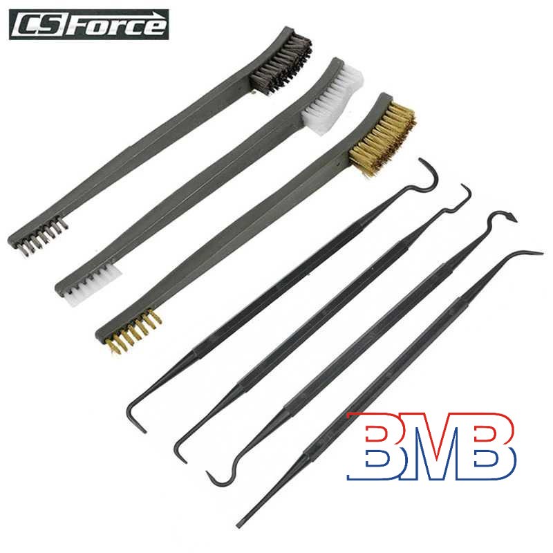 Jual N22 Sikat Besi Steel Wire Brush 3 PCS with Pick Set 4 PCS CS Force ...