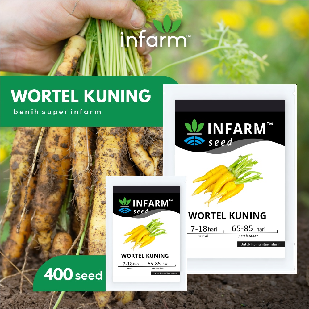 Jual INFARM - Benih Super Wortel Kuning | Shopee Indonesia