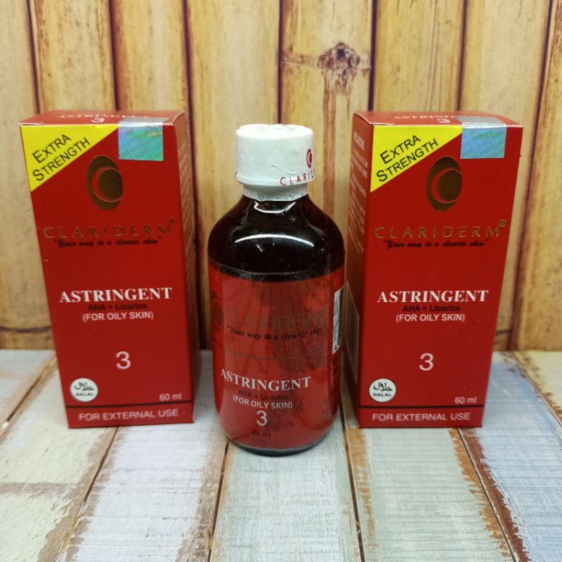 Jual CLARIDERM // Toner Alkohol Claridem 60ml | Shopee Indonesia