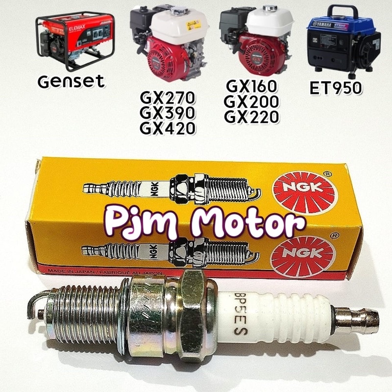 Jual Sparkplug Busi Mesin Honda Mesin Genset BP5ES Kepala Panjang Gx160 ...