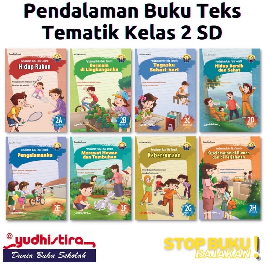 Jual Yudhistira Pendalaman Buku Teks Tematik 2A 2B 2C 2D 2E 2F 2G 2H ...
