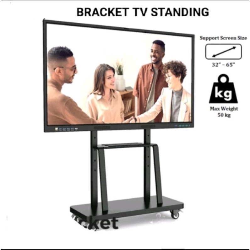 Jual BRACKET TV STANDING UNTUK TV 32 40 42 43 50 55 60 65 70 75 inch ...