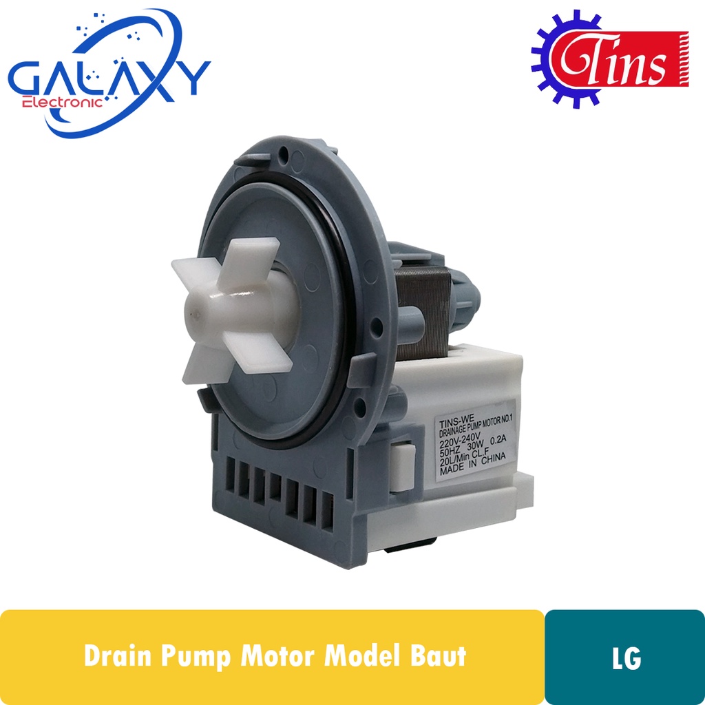 Jual Drain Motor Mesin Cuci Front Loading LG Model Baut Drain Pump ...