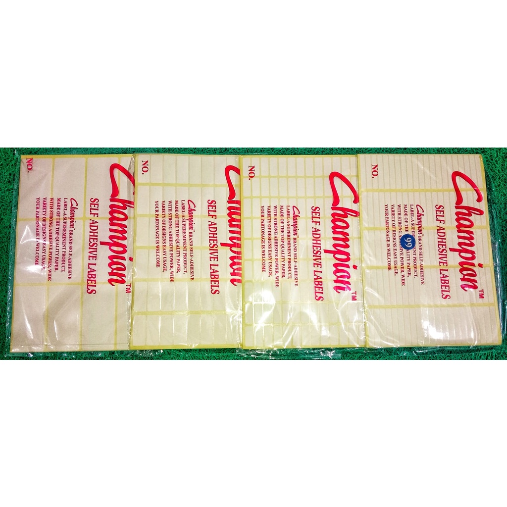 Jual Kertas Label putih Champion, Label kertas serbaguna | Shopee Indonesia
