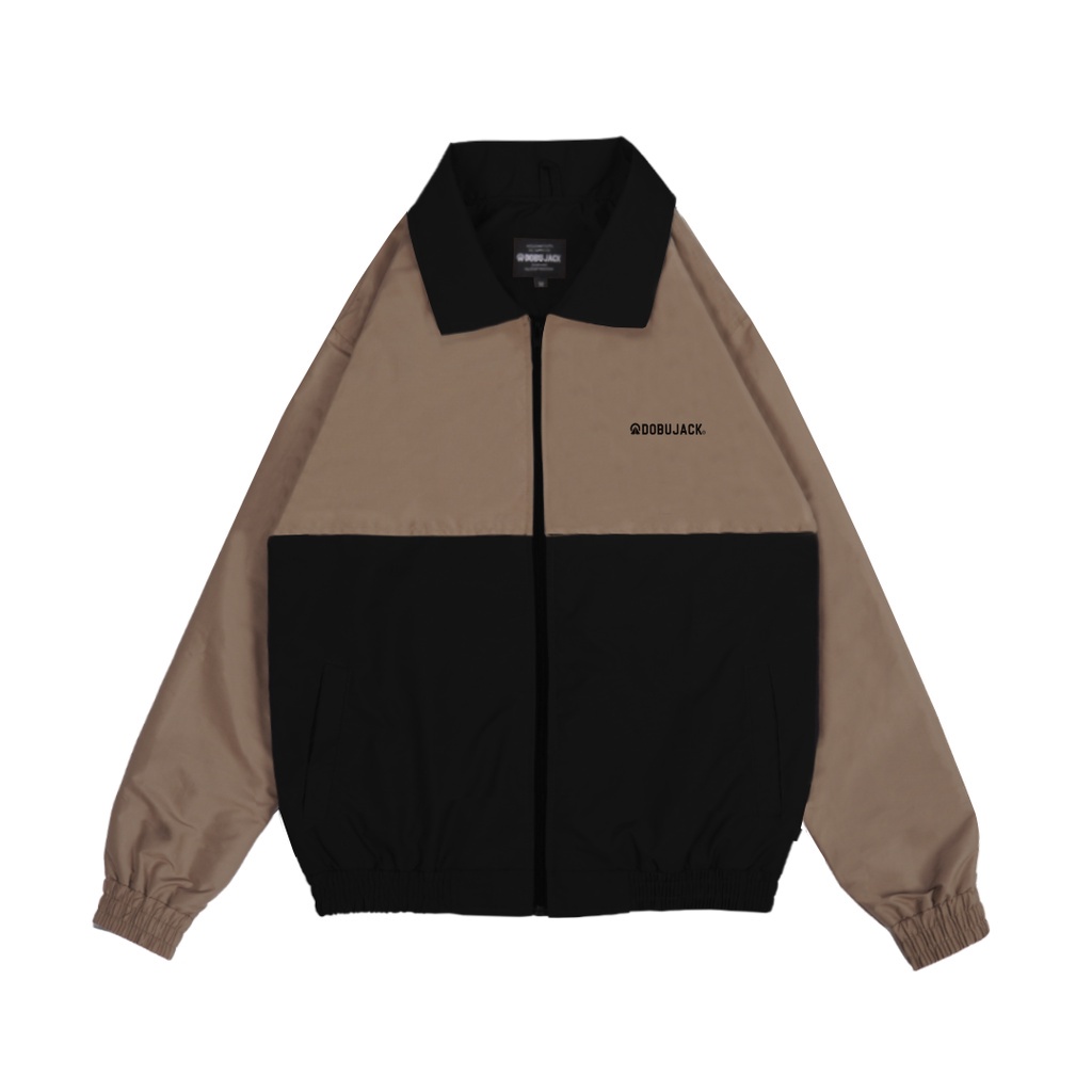 Jual OB55 Dobujack Track Suit Chaqueta Saga Cream Black Jacket | Shopee ...
