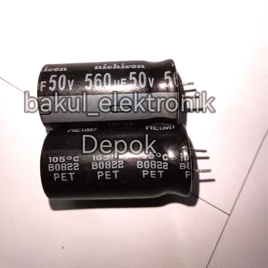 Jual 560uf 50v 105° elco nichicon japan original | Shopee Indonesia