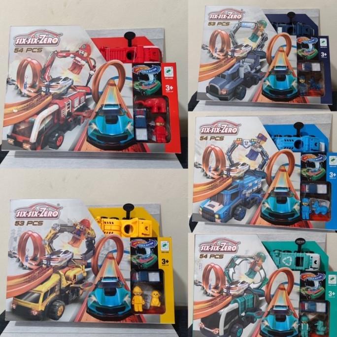 Jual Mainan Lintasan Mobil Anak Diy Race Car Track Set Mobil Balap ...