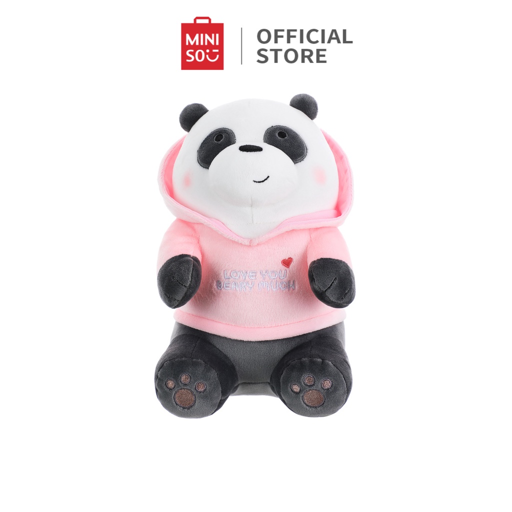 Jual MINISO TOY - Boneka we bare bears cute bear pakai sweater original ...