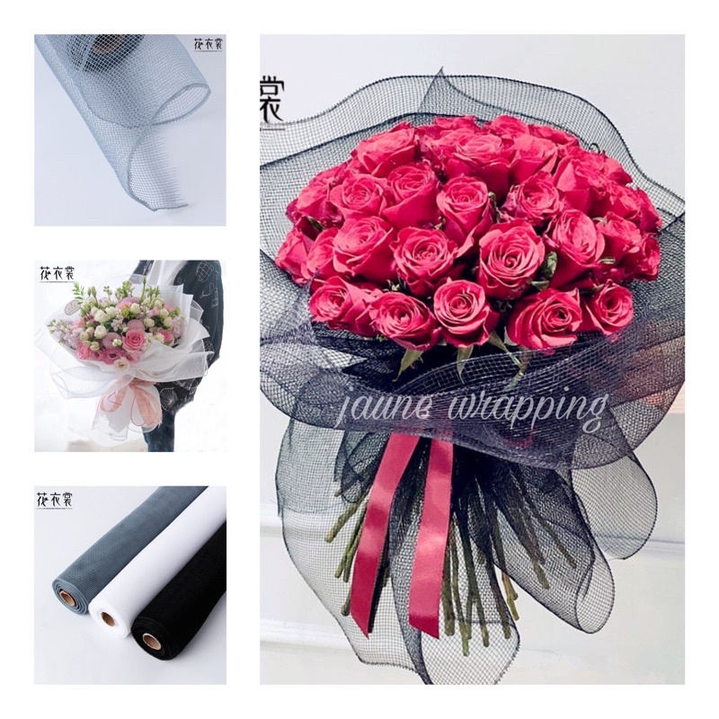 Jual [1ROLL] JLL Kertas Jaring Buket Bunga / Flower Wrapping Paper ...
