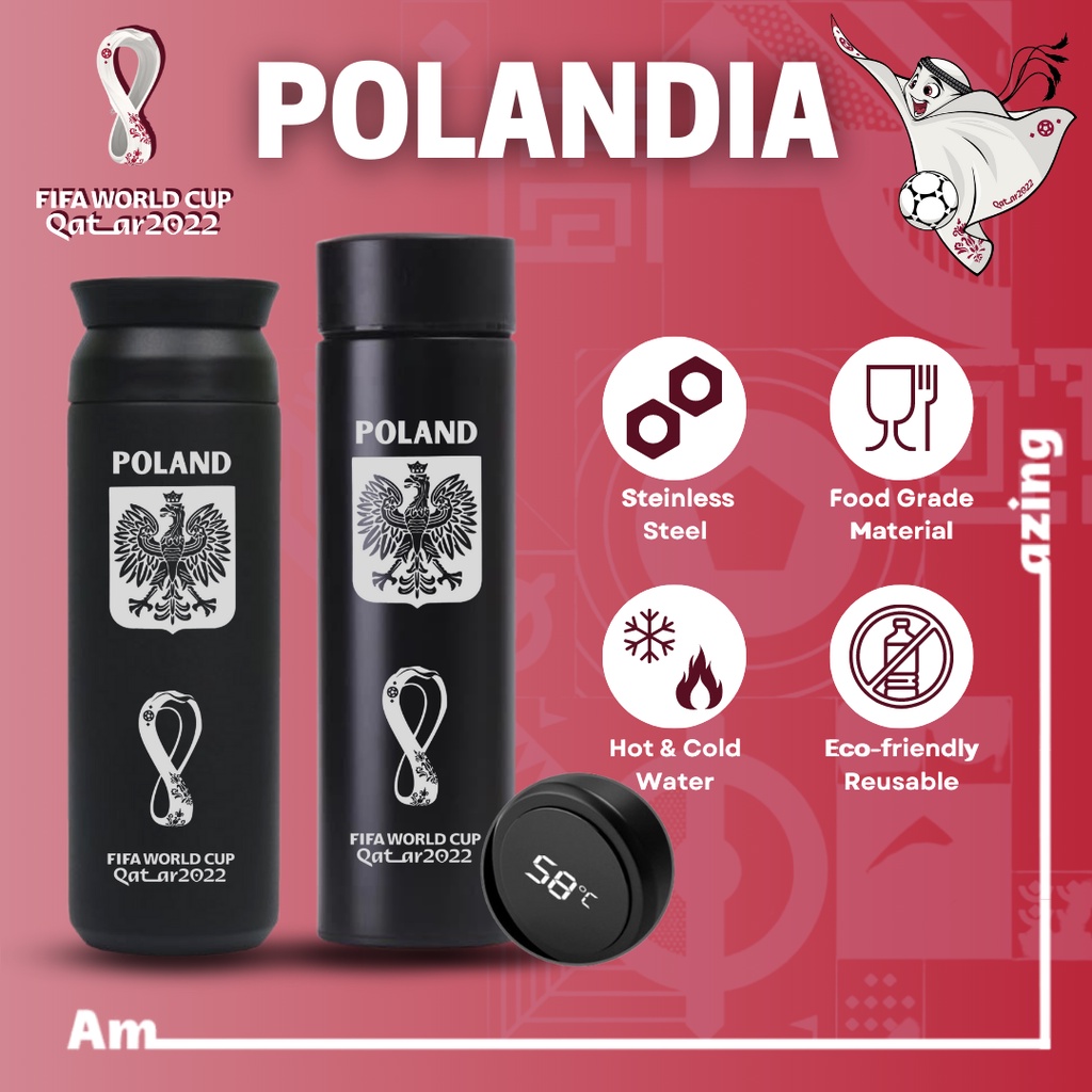 Jual POLANDIA - TUMBLER CUSTIM DESAIN LOGO POLANDIA WORLD CUP 2022 ...