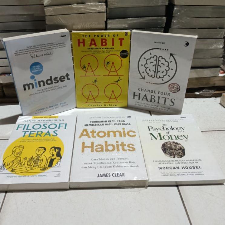 Jual Jual Produk Ori BUKU Motivasi Mindset - Atomic Habits - Filosofi Teras - The Psychology Of ...