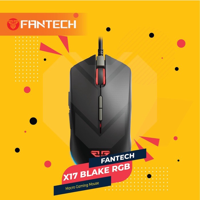 Jual Fantech X17 BLAKE RGB Macro Gaming Mouse | Shopee Indonesia