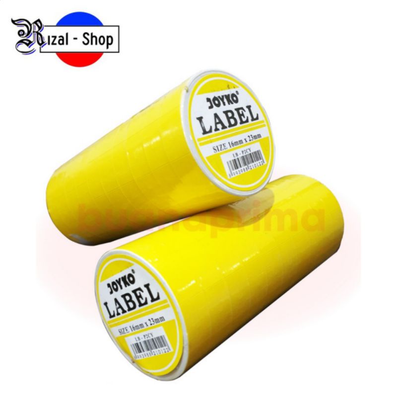 Jual Kertas Label Joyko 2 Line / Baris Kuning LB - P2CY | Shopee Indonesia