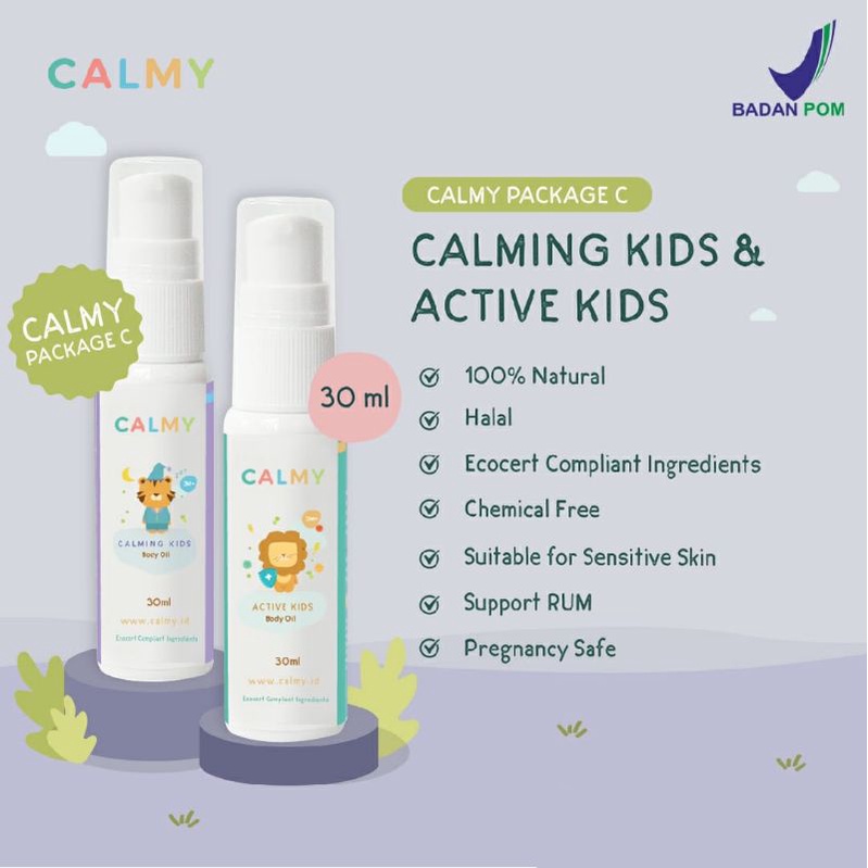 Jual Calmy Paket C - Calming Kids dan Active Kids 30ml - Meredakan ...