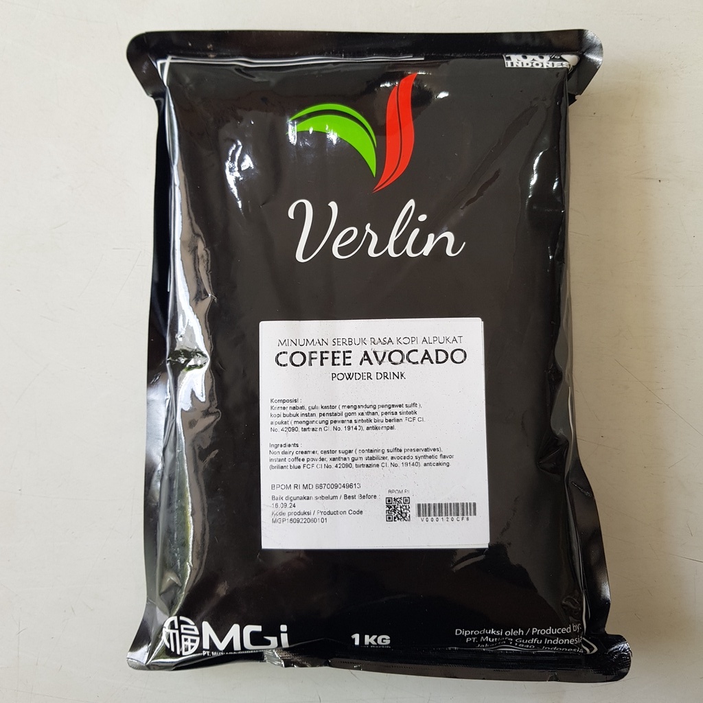 Jual NEW!! VERLIN rasa COFFEE AVOCADO MURAH powder drink minuman bubuk ...