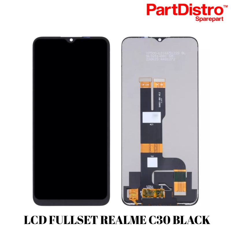 Jual LCD TOUCHSCREEN REALME C30 BLACK | Shopee Indonesia