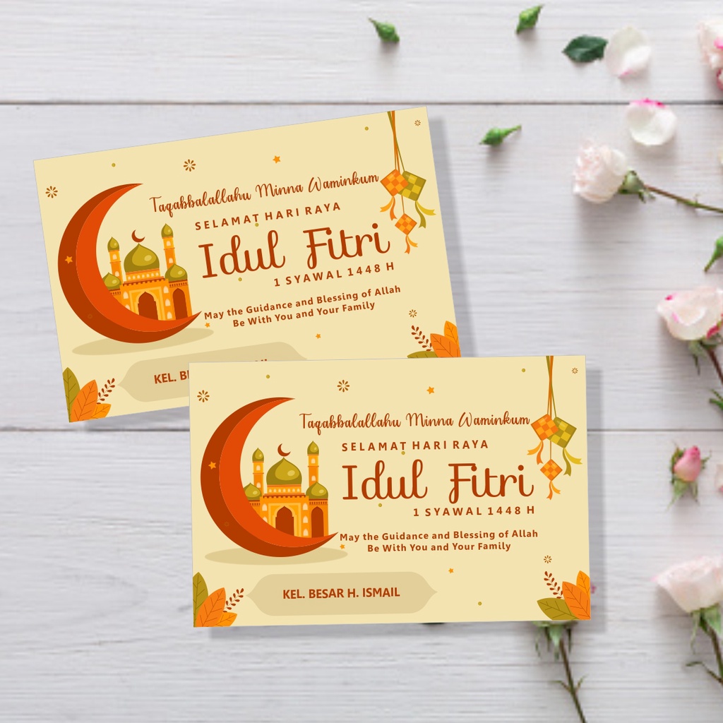 Jual Ucapan Parcel Hampers Lebaran Hari Raya Idul Fitri Custom Premium ...