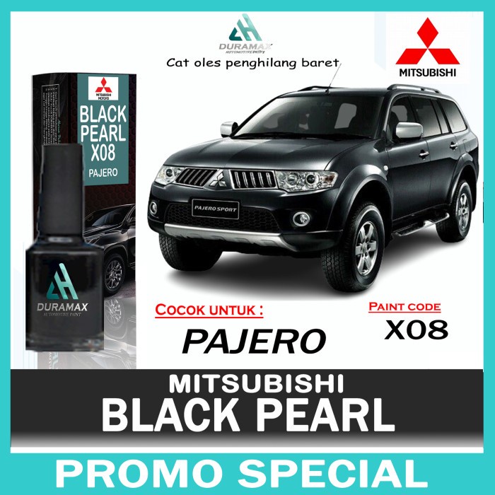 Jual Cat Oles Black Pearl X08 Mitsubishi Pajero Grandis Hitam Mutiara ...