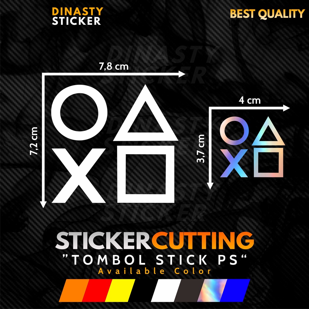 Jual STICKER STIKER CUTTING VIRAL TOMBOL STICK PS PLAYSTASION GAME ...