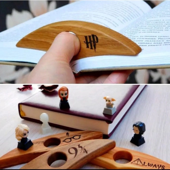 Jual One hand book holder/page holder thumb/penyangga buku/thumb ring ...