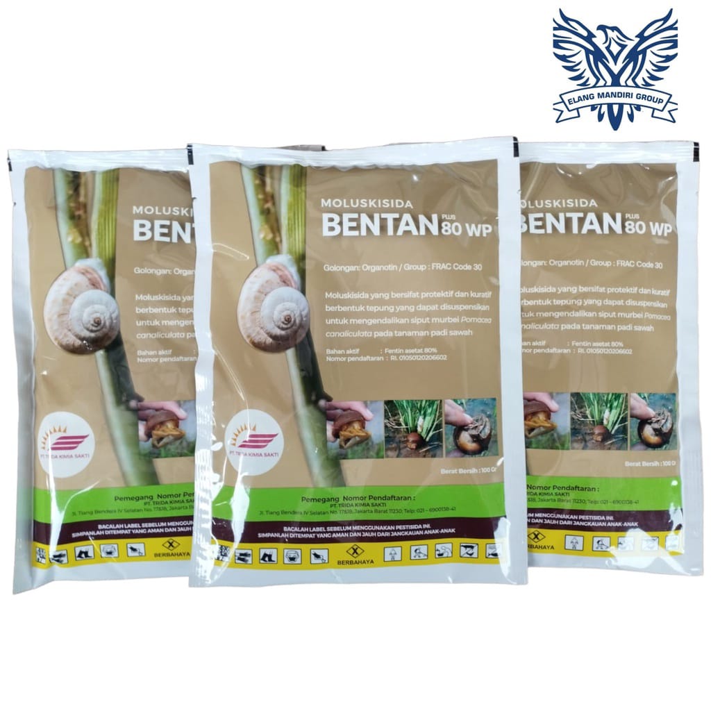 Jual Moluskisida Bentan 80WP Coklat 100gr Bahan Aktif Fentin Asetat 80% ...