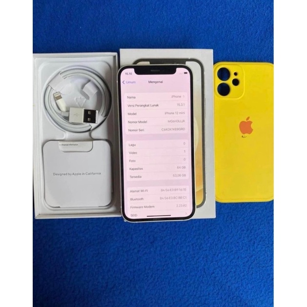 Jual iPhone 12 mini 64gb full set | Shopee Indonesia