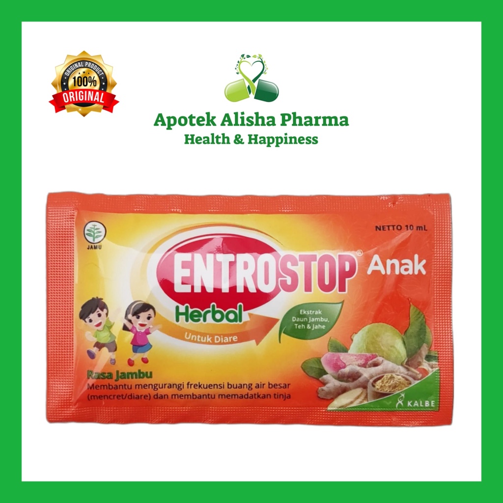 Jual Entrostop Anak Sirup Sachet - Entrostop Herbal Anak Syrup Obat ...