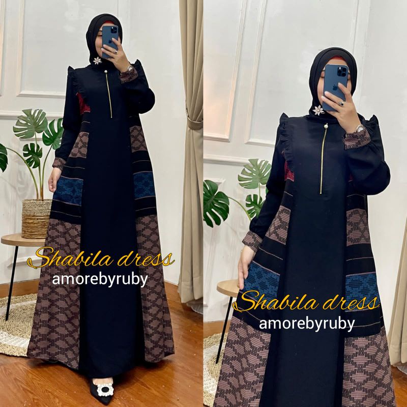 Jual GAMIS MEWAH DAN ELEGAN/GAMIS SHABILA/AMOREBYRUBY ORIGINAL | Shopee ...